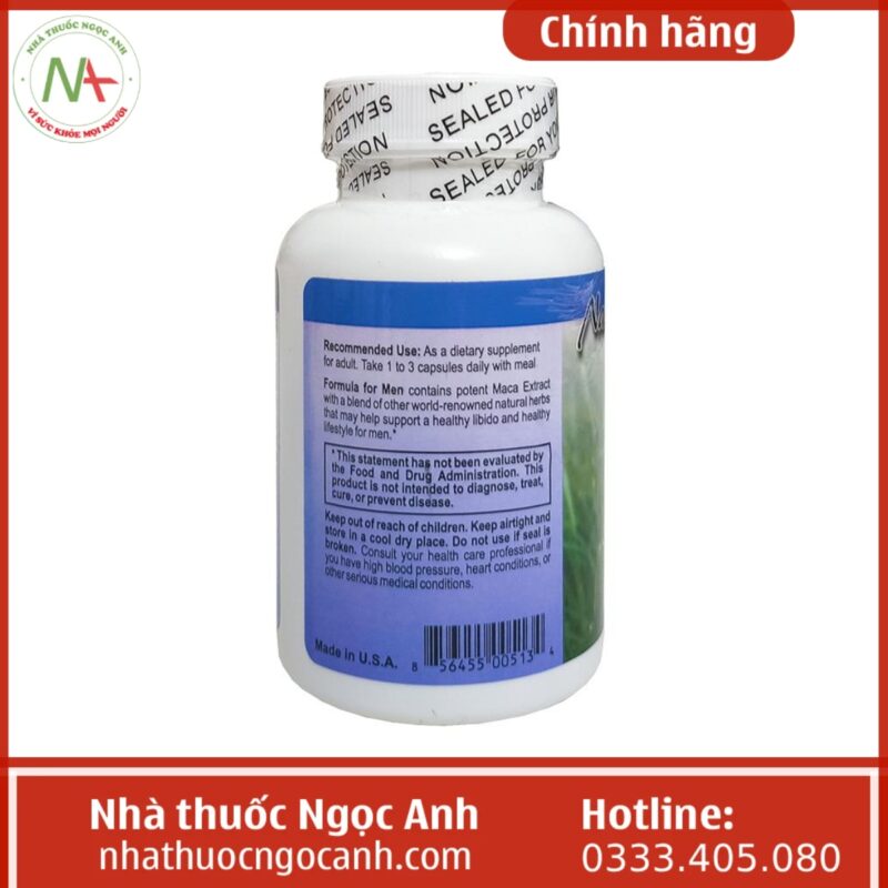 Thuốc bổ thận Formula For Men có tốt không, giá bao nhiêu, mua ở đâu?