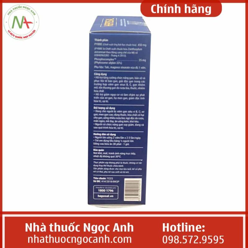 Heposal là thuốc hay thực phẩm chức năng, giá bao nhiêu, mua ở đâu
