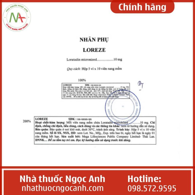 Thuốc Loreze có gây buồn ngủ không, giá bao nhiêu, mua ở đâu?