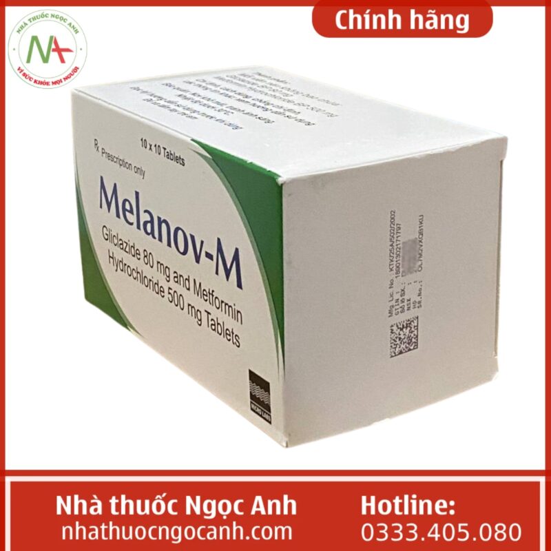 Thuốc Melanov-M 500mg + 80mg chống chỉ định, giá bao nhiêu, mua ở đâu?