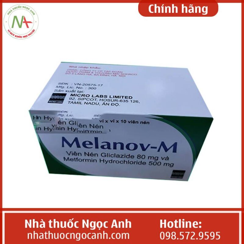 Thuốc Melanov-M là thuốc gì? tác dụng gì? giá bán, mua ở đâu