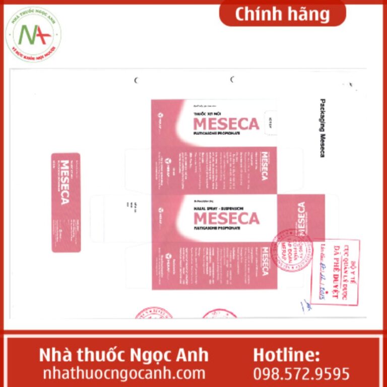 Thuốc xịt mũi Meseca đỏ có tốt không, mua ở đâu, giá bao nhiêu?