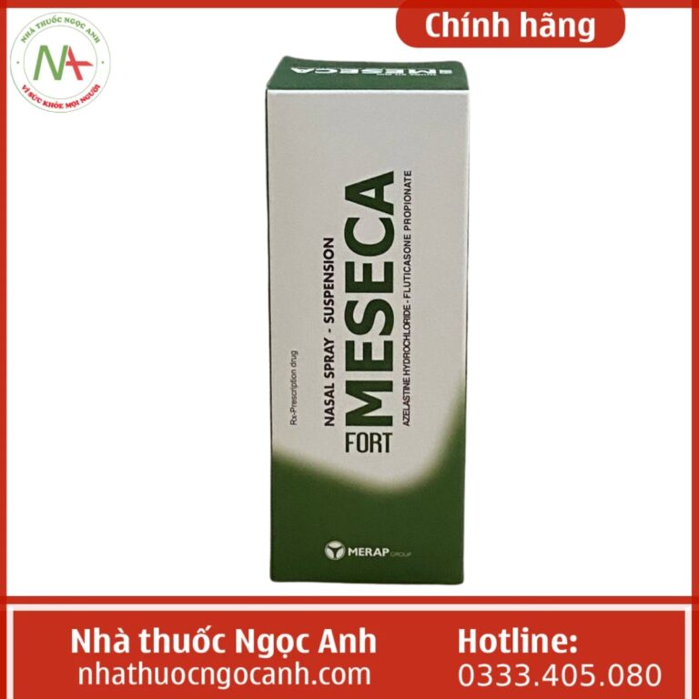 Thuốc xịt mũi Meseca Fort xanh 60 liều mua ở đâu, giá bao nhiêu?