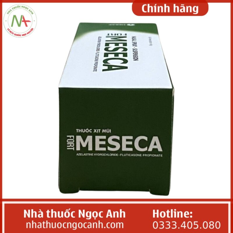 Thuốc xịt mũi Meseca Fort xanh 60 liều mua ở đâu, giá bao nhiêu?