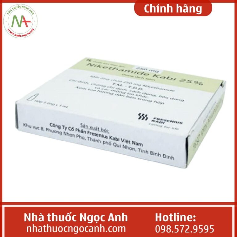 Thuốc Nikethamide Kabi 25% là thuốc gì? Giá bao nhiêu?