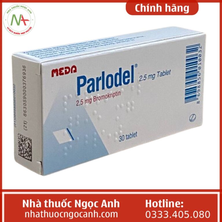 Thuốc Parlodel 2.5mg Tablet cách dùng cắt sữa, giá bao nhiêu, mua ở đâu
