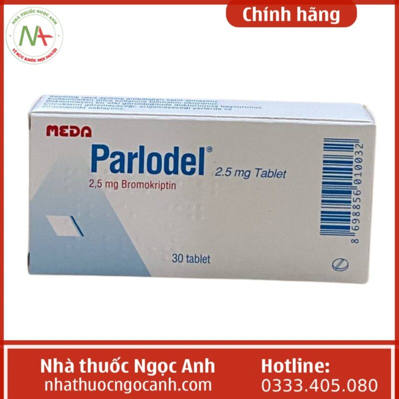 Thuốc Parlodel 2.5mg Tablet cách dùng cắt sữa, giá bao nhiêu, mua ở đâu