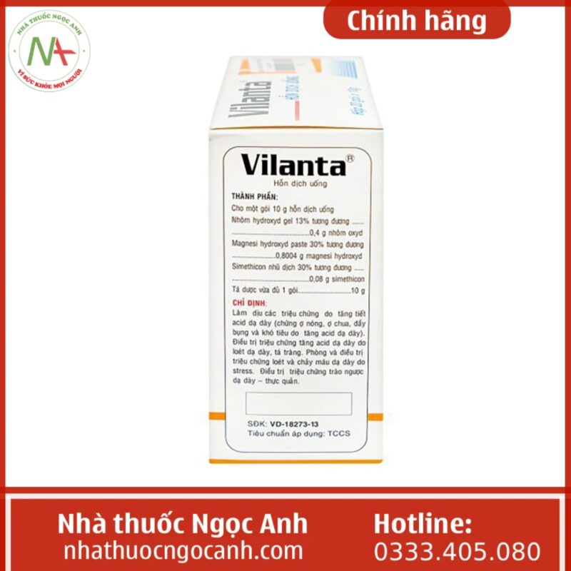 Thuốc Vilanta dạng gói có tác dụng gì, giá bao nhiêu, mua ở đâu?