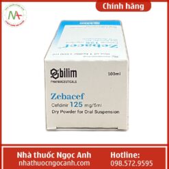 Thuốc Zebacef 125mg/5ml uống trước hay sau ăn, giá bao nhiêu, mua ở đâu?