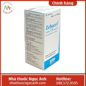 Thuốc Zebacef 125mg/5ml uống trước hay sau ăn, giá bao nhiêu, mua ở đâu?