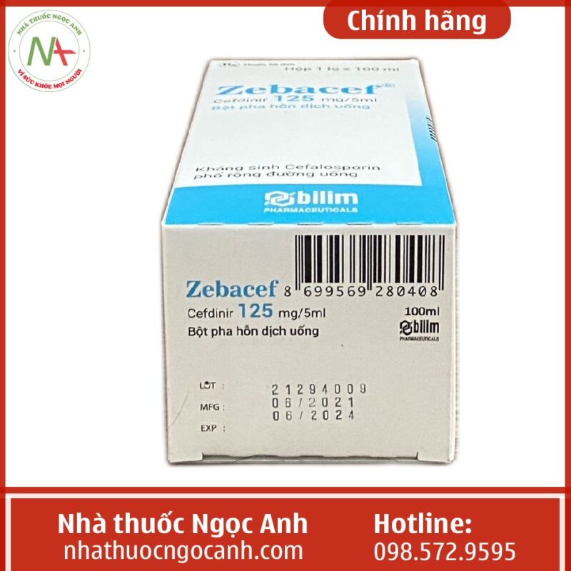 Thuốc Zebacef 125mg/5ml uống trước hay sau ăn, giá bao nhiêu, mua ở đâu?
