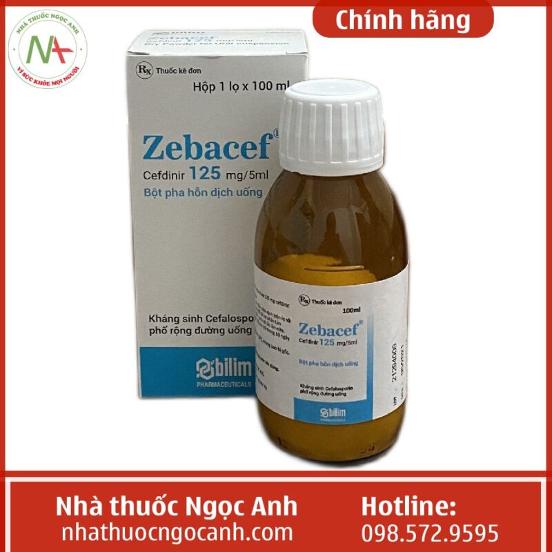 Thuốc Zebacef 125mg/5ml uống trước hay sau ăn, giá bao nhiêu, mua ở đâu?