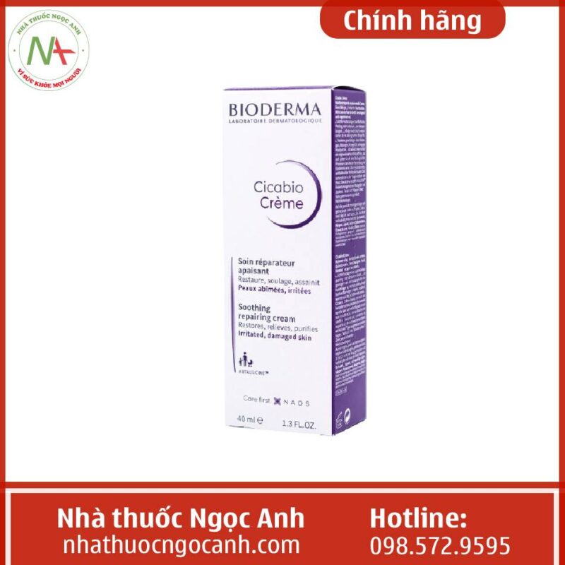 Bioderma Cicabio Crème có tác dụng gì, giá bao nhiêu, mua ở đâu