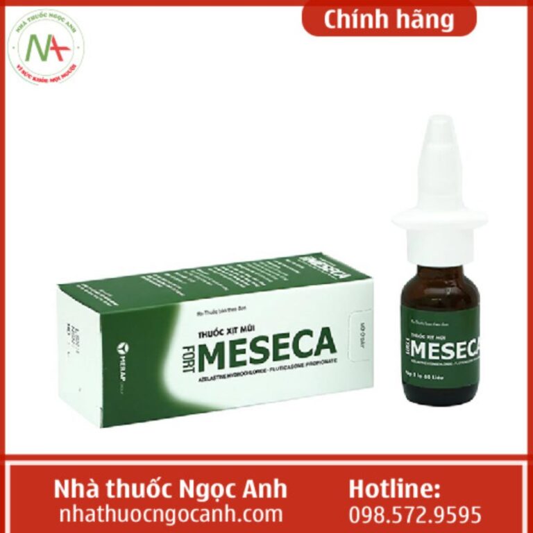 Thuốc xịt mũi Meseca Fort xanh 60 liều mua ở đâu, giá bao nhiêu?