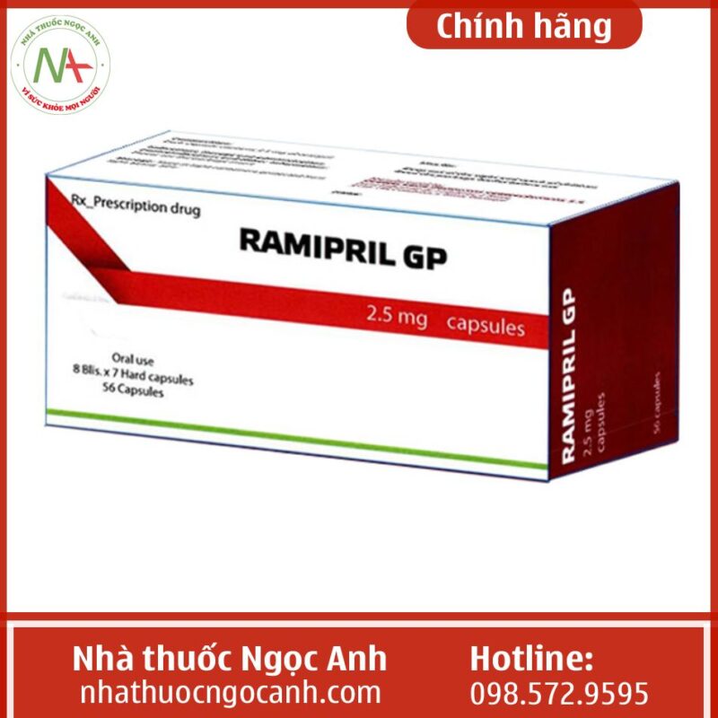 Thuốc Ramipril GP là thuốc gì? Công dụng, liều dùng, giá bán?