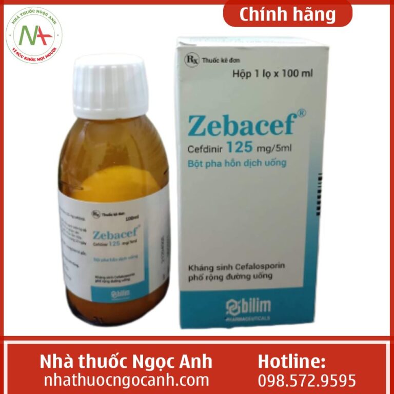 Thuốc Cefoxitine GERDA 1g: Công dụng, liều dùng, tác dụng