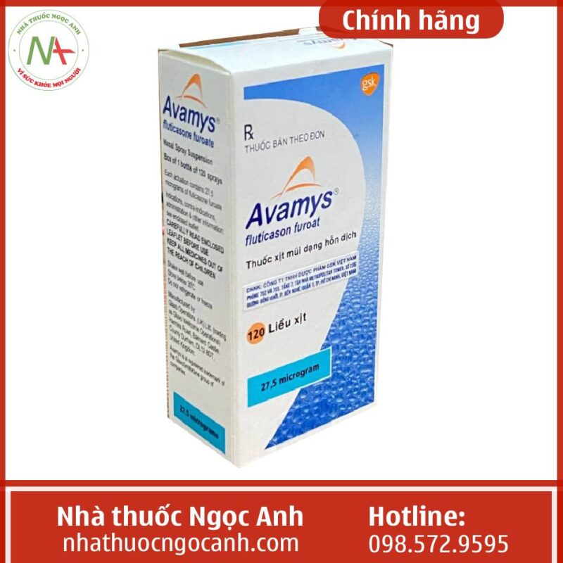 Thuốc xịt mũi Avamys 120 Sprays có giá bao nhiêu, mua ở đâu?