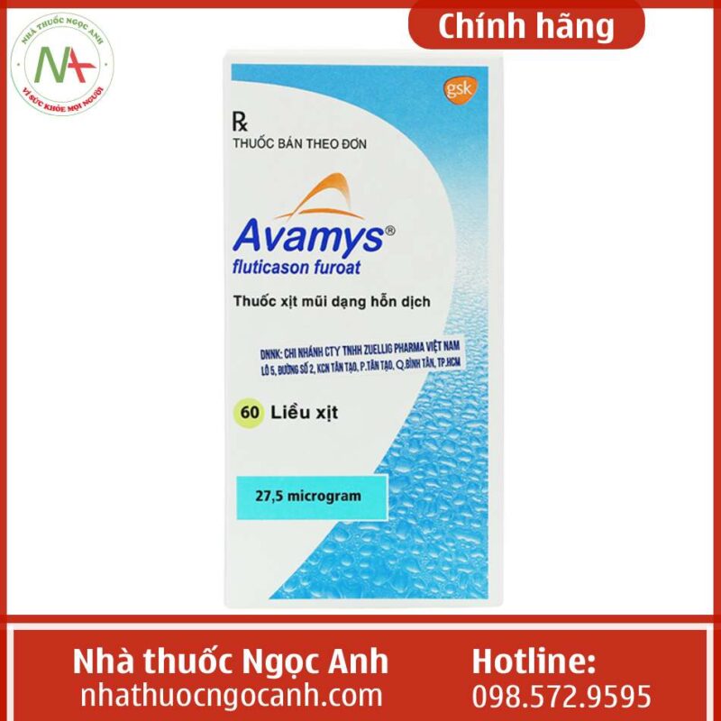 Thuốc Avamys 120 Sprays sử dụng trong bao lâu, giá bao nhiêu, mua ở đâu?