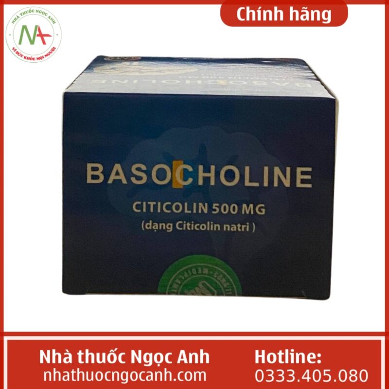 Thuốc Basocholine 500mg có tác dụng gì, giá bao nhiêu, mua ở đâu