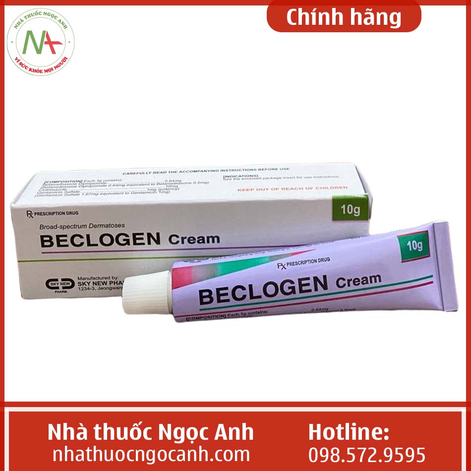 Thuốc bôi Beclogen cream là thuốc gì, giá bao nhiêu, mua ở đâu