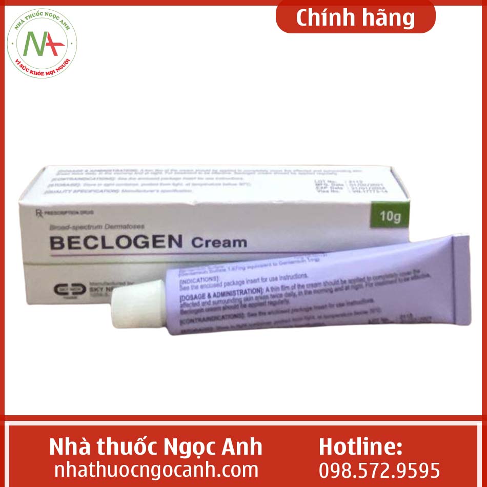 Thuốc bôi Beclogen cream là thuốc gì, giá bao nhiêu, mua ở đâu