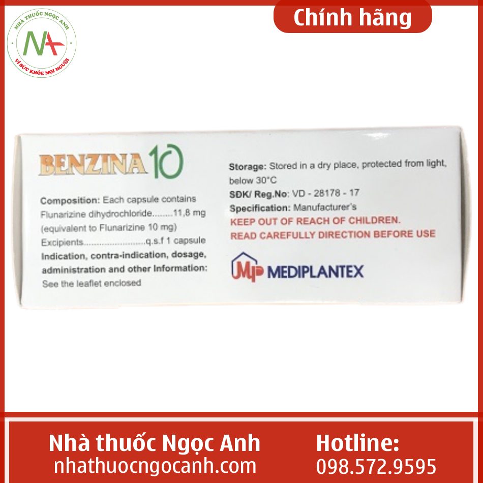 Thuốc Benzina 10 có giá bao nhiêu? Mua ở đâu chính hãng?