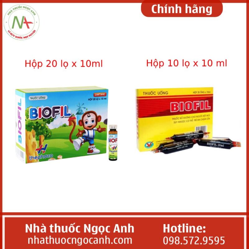 Thuốc Biofil dạng ống uống trước hay sau ăn, giá bao nhiêu, mua ở đâu?