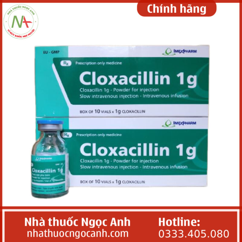 Thuốc Cloxacillin 1g là thuốc gì, giá bao nhiêu, mua ở đâu?