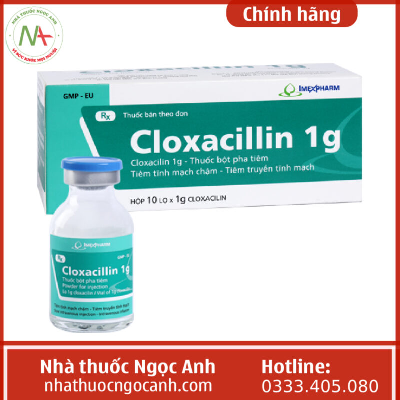 Thuốc Cloxacillin 1g là thuốc gì, giá bao nhiêu, mua ở đâu?