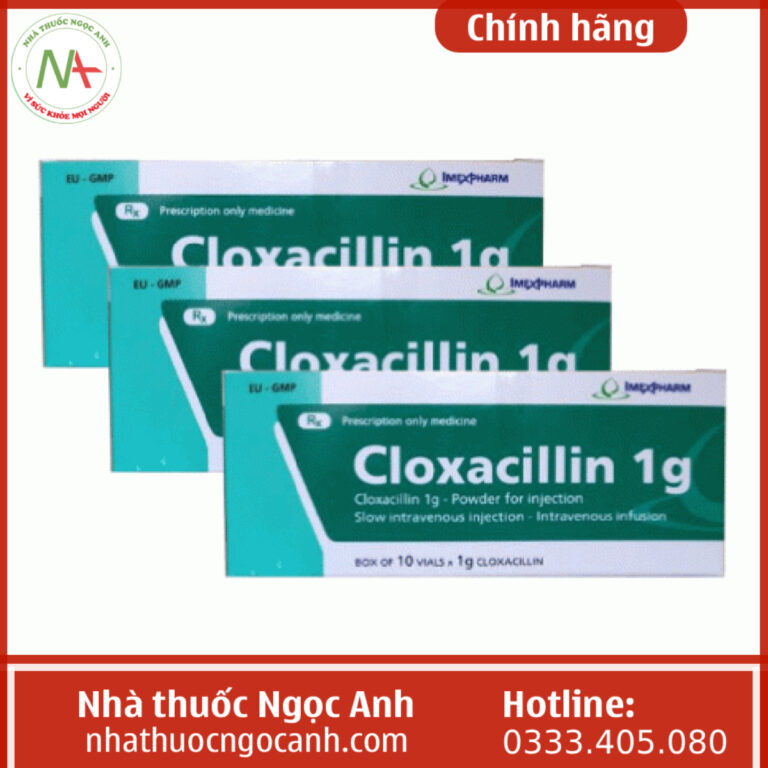 Thuốc Cloxacillin 1g là thuốc gì, giá bao nhiêu, mua ở đâu?