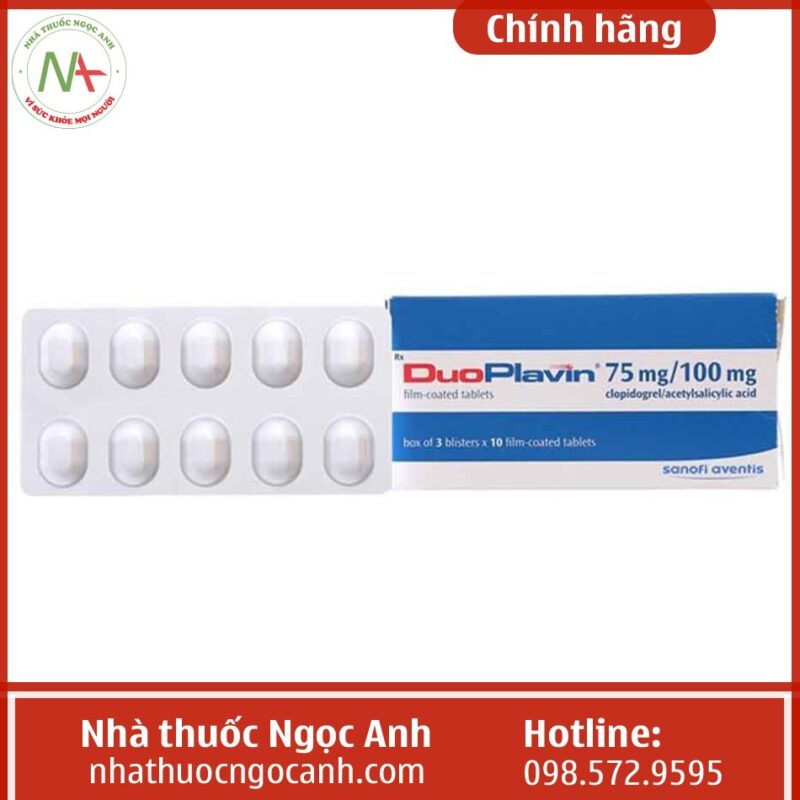 Thuốc DuoPlavin 75mg/100mg uống như thế nào, giá bao nhiêu, mua ở đâu