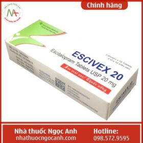 Thuốc Escivex 20 tablets có tác dụng gì, giá bao nhiêu, mua ở đâu