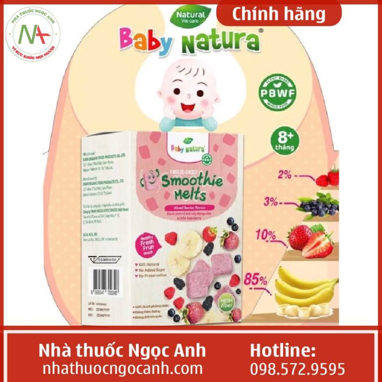 Freeze-dried Smoothie Melts Mixed Berries Flavour mua ở đâu, giá bao nhiêu?