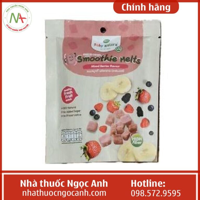 Freeze-dried Smoothie Melts Mixed Berries Flavour mua ở đâu, giá bao nhiêu?