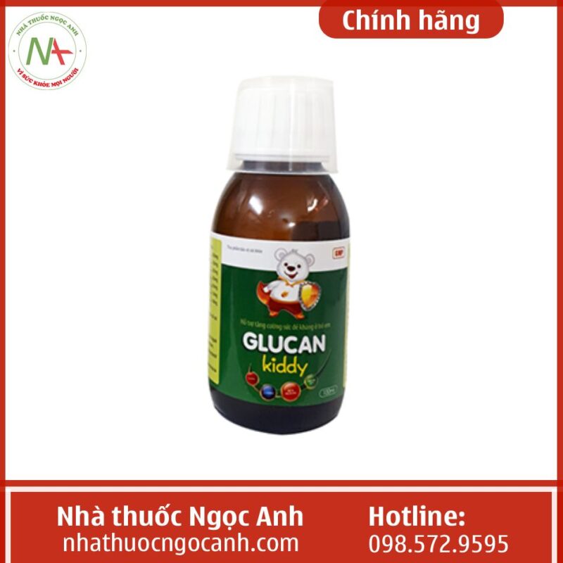 Thuốc Glucan Kiddy 100ml có tác dụng gì, giá bao nhiêu, mua ở đâu