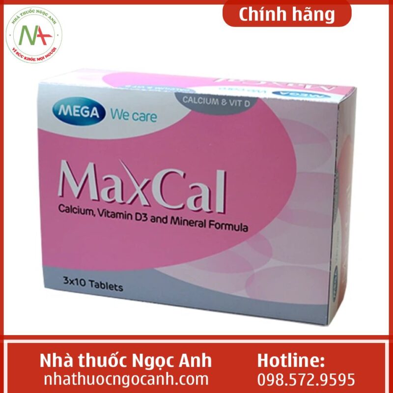 Canxi MaxCal Mega We Care là thuốc gì, giá bao nhiêu, mua ở đâu?