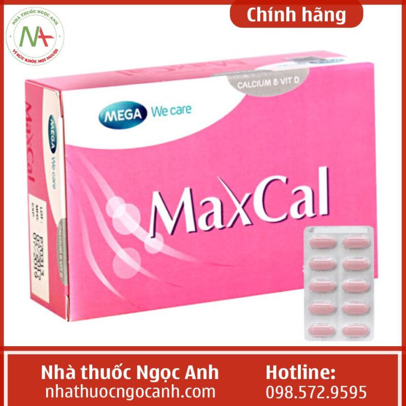 Canxi MaxCal Mega We Care là thuốc gì, giá bao nhiêu, mua ở đâu?