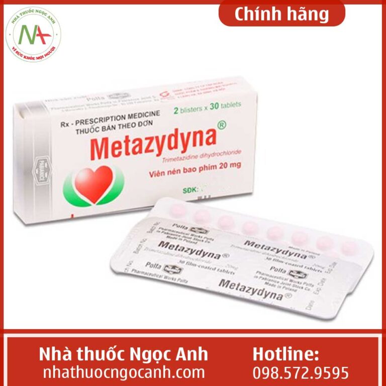 Thuốc Metazydyna 20mg là thuốc gì, giá bao nhiêu, mua ở đâu?