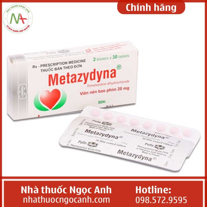 Thuốc Metazydyna 20mg là thuốc gì, giá bao nhiêu, mua ở đâu?