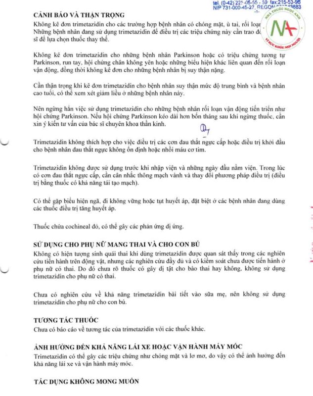 Thuốc Metazydyna 20mg là thuốc gì, giá bao nhiêu, mua ở đâu?