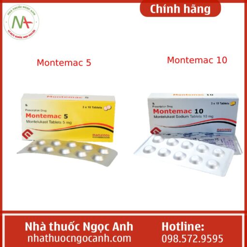 Thuốc Montemac 10 mg có tác dụng gì, mua ở đâu, giá bao nhiêu?