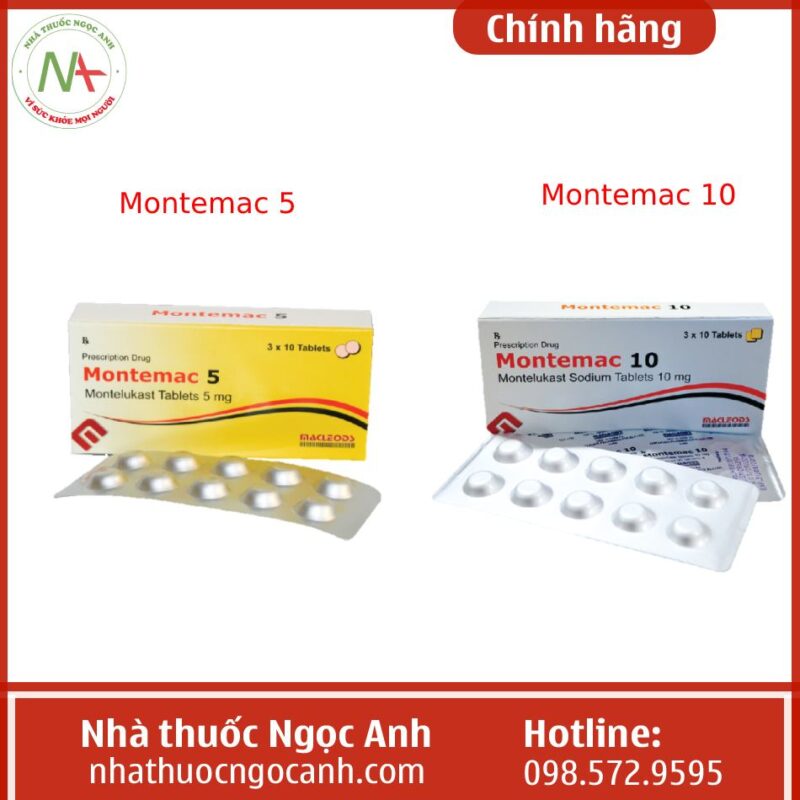 Thuốc Montemac 10 mg có tác dụng gì, mua ở đâu, giá bao nhiêu?