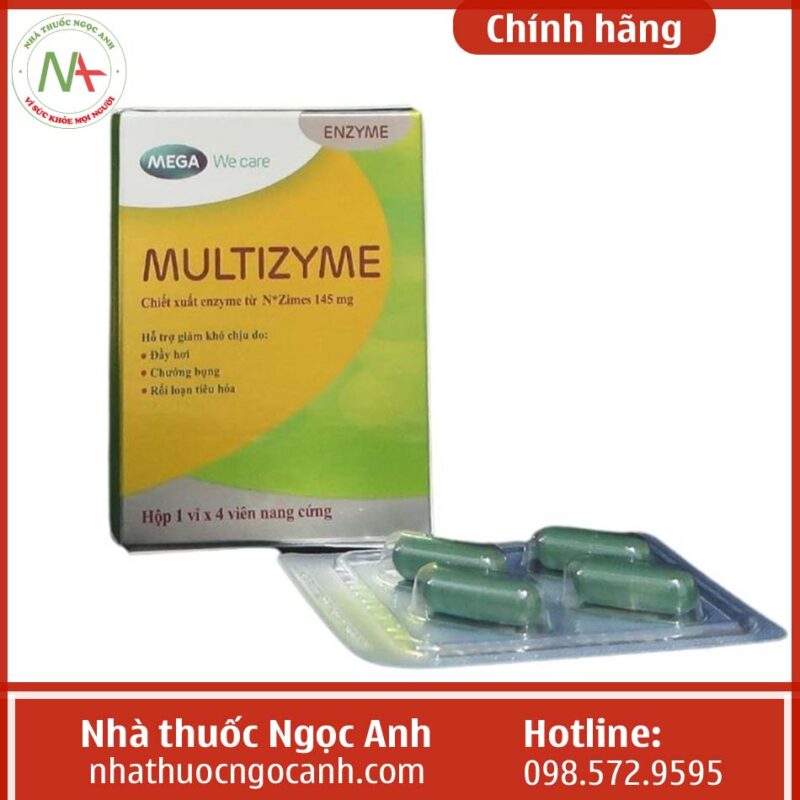 Multizyme Mega We Care là thuốc gì, giá bao nhiêu, mua ở đâu?