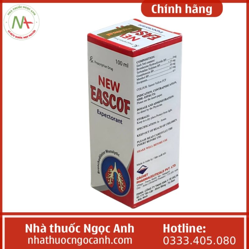Thuốc New Eascof có phải kháng sinh không, giá bao nhiêu, mua ở đâu?