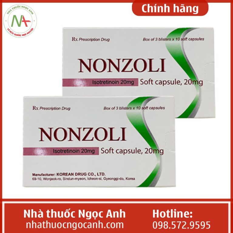 [ CHÍNH HÃNG ] Thuốc Acnotin 10mg công dụng, liều dùng, giá bán.