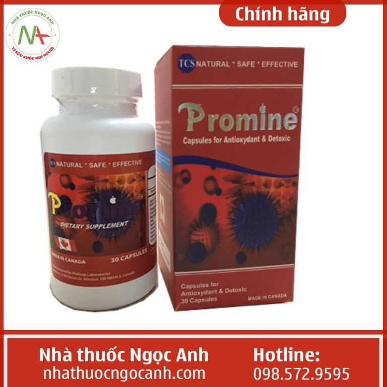 Thuốc Promine có tác dụng gì, có tốt không, giá bao nhiêu, mua ở đâu