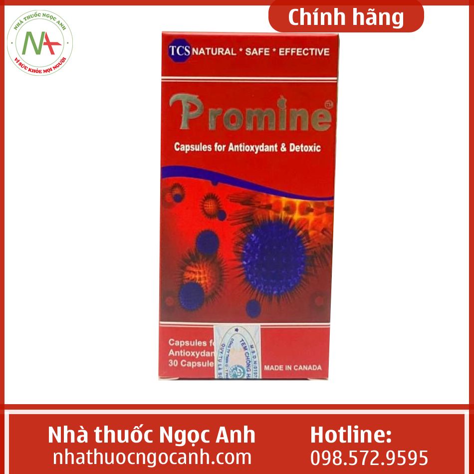 Thuốc Promine có tác dụng gì, có tốt không, giá bao nhiêu, mua ở đâu