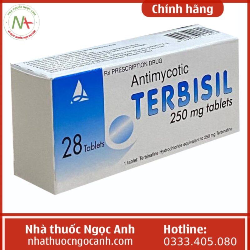Thuốc Terbisil 250mg tablets Santa Farma giá bao nhiêu, mua ở đâu