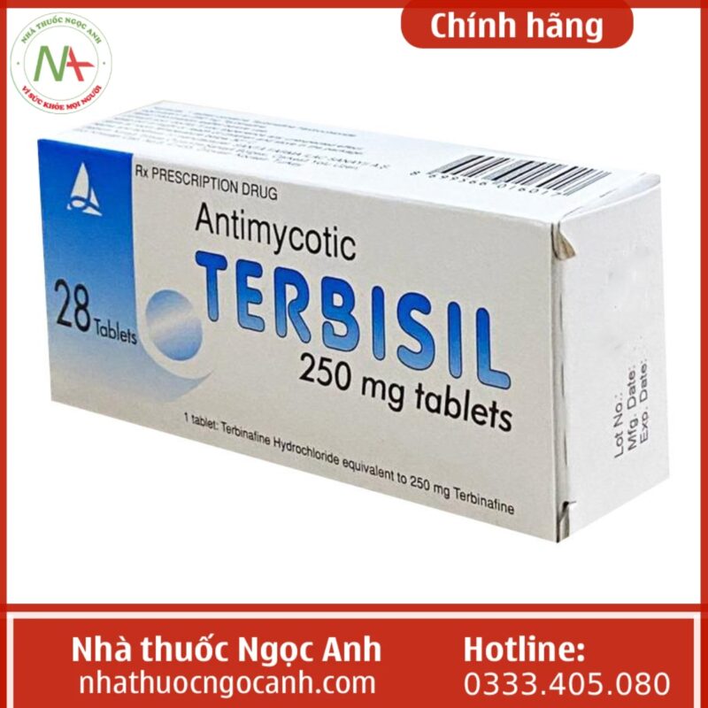 Thuốc Terbisil 250mg tablets Santa Farma giá bao nhiêu, mua ở đâu