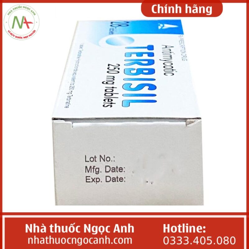 Thuốc Terbisil 250mg tablets Santa Farma giá bao nhiêu, mua ở đâu